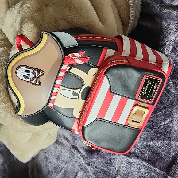 Loungefly | Bags | Disney Exclusive Pirate Mickey Loungefly Backpack ...